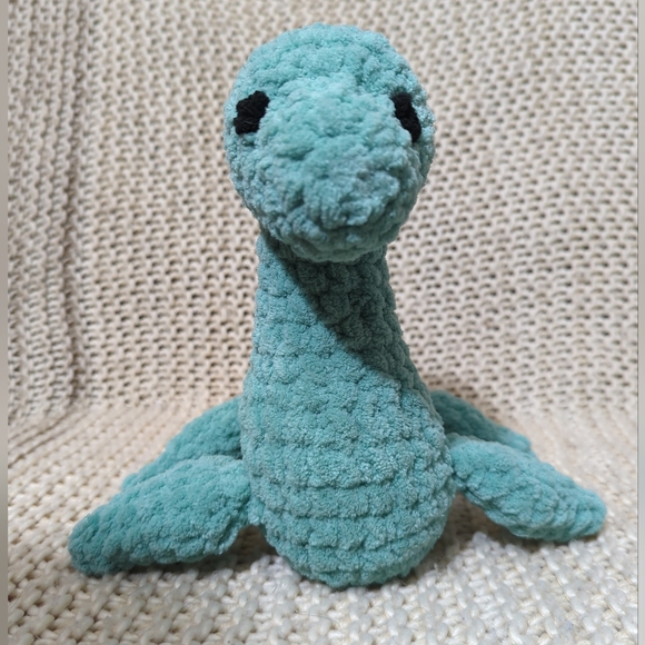 Toys | Handmade Crochet Plushie Loch Ness Monster Stuffie Nelly Stuffy ...
